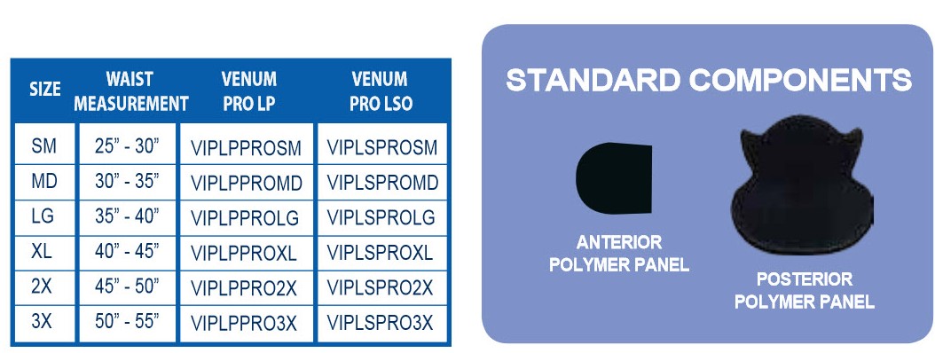 Venum Pro Lumbo-Sacral Orthosis LSO Back Support Brace Venum Pro Lumbo-Sacral Orthosis LSO Back Support Brace